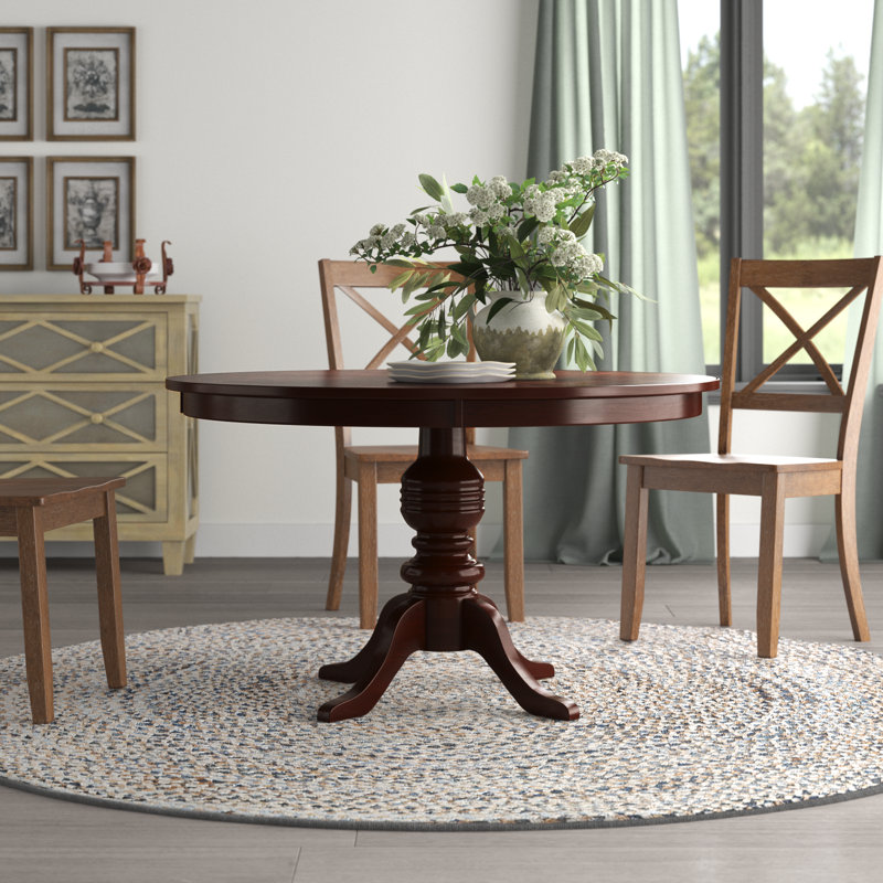 Lark Manor Ammerie 48 Pedestal Dining Table Reviews Wayfair